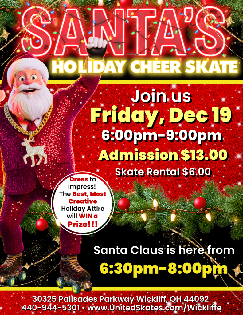 Santa’s Holiday Cheer Skate | United Skates of America