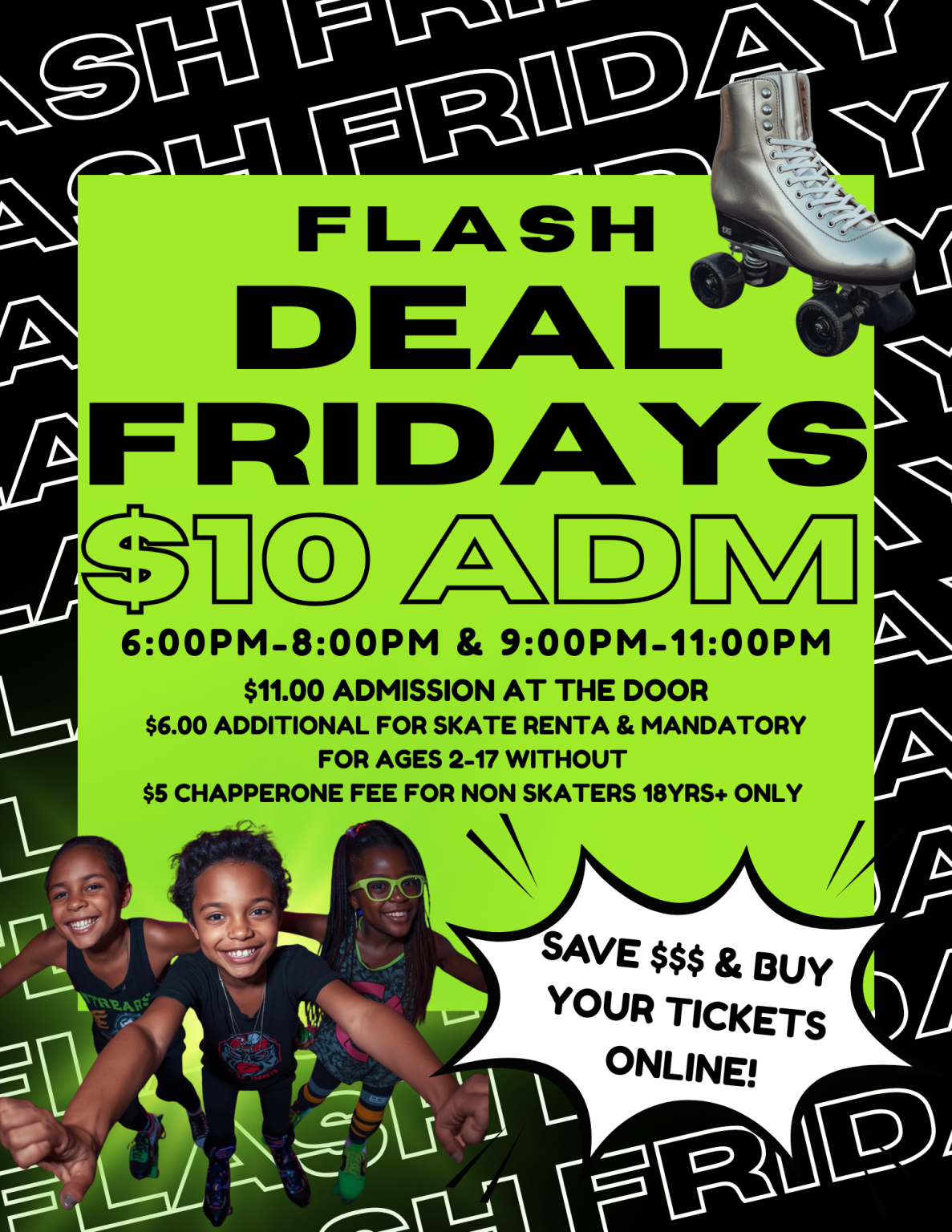 Flash Deal Fridays Family | Branch Brook Park Skating