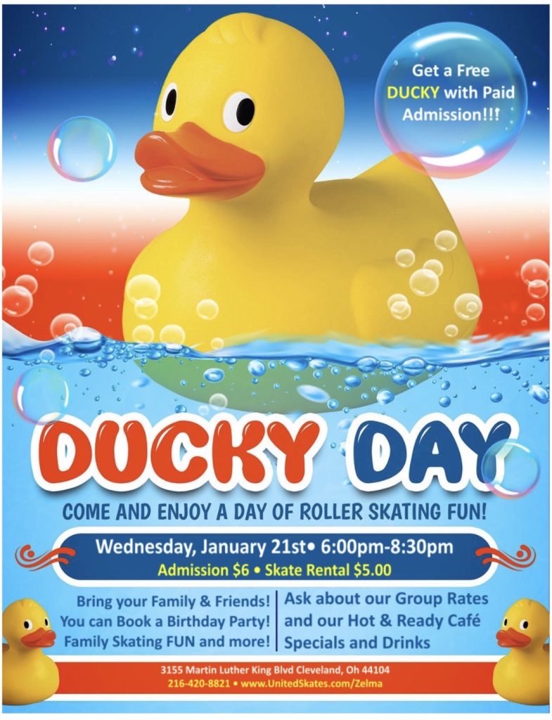🦆💦 Ducky Day Roller Skate Night! 💦🦆 | Zelma Watson George Skating