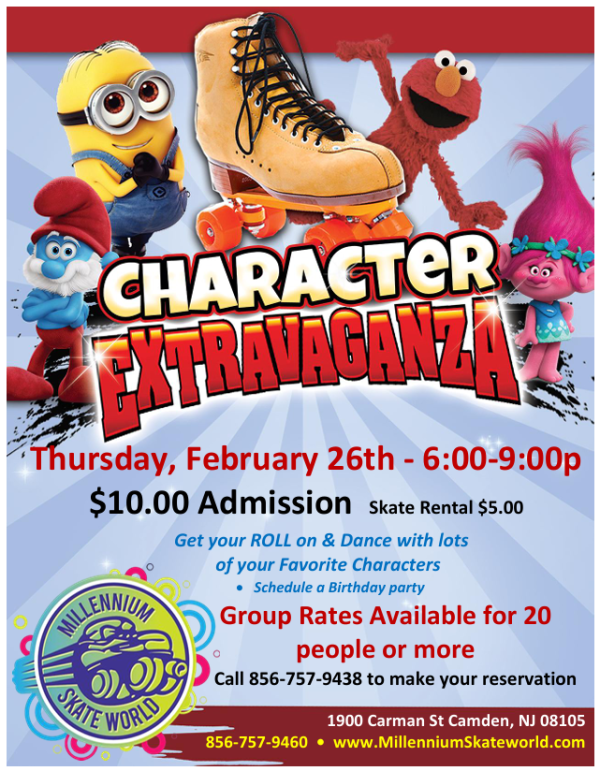 Character Extravaganza - Family FUN | Millennium Skate World