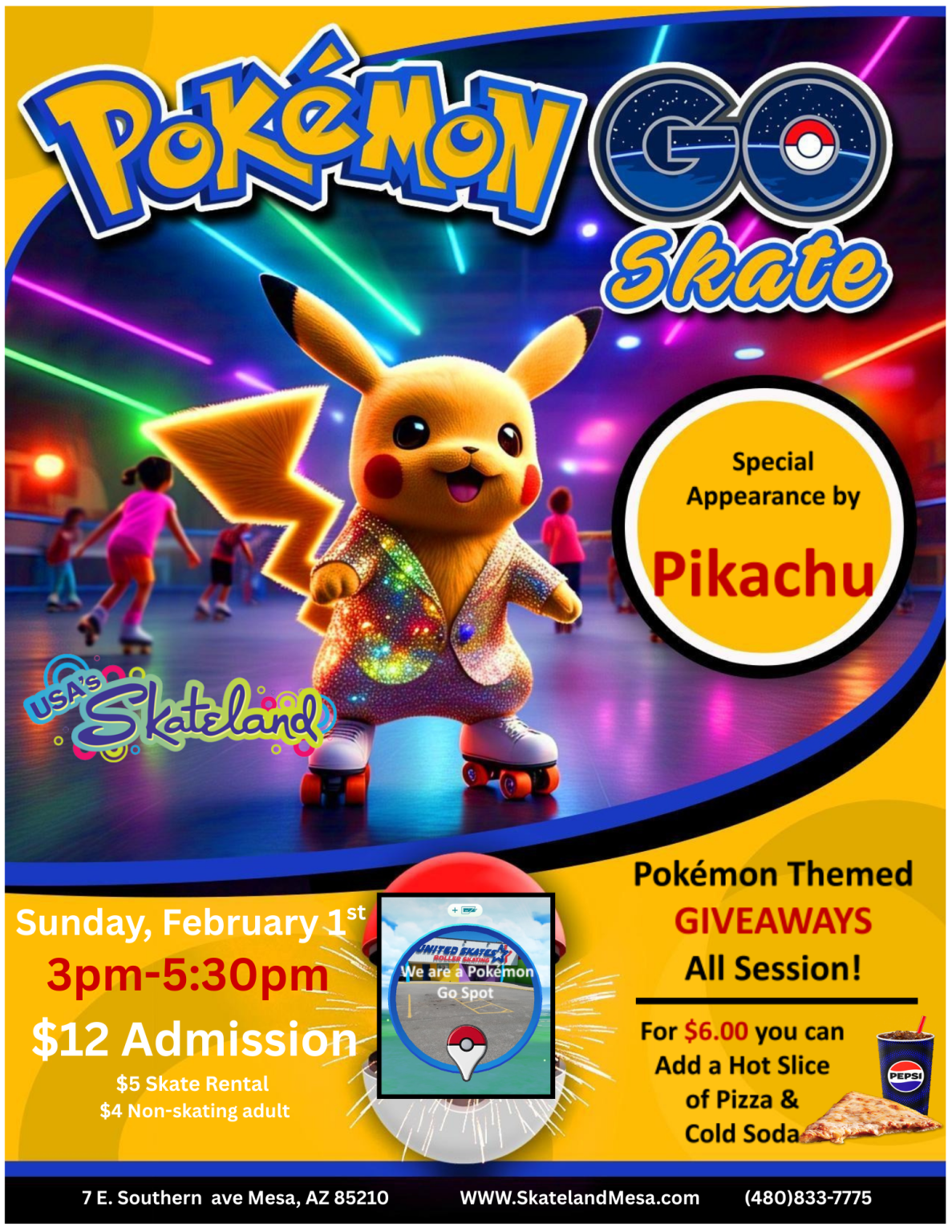 Pokemon GO Skate | Skateland Mesa