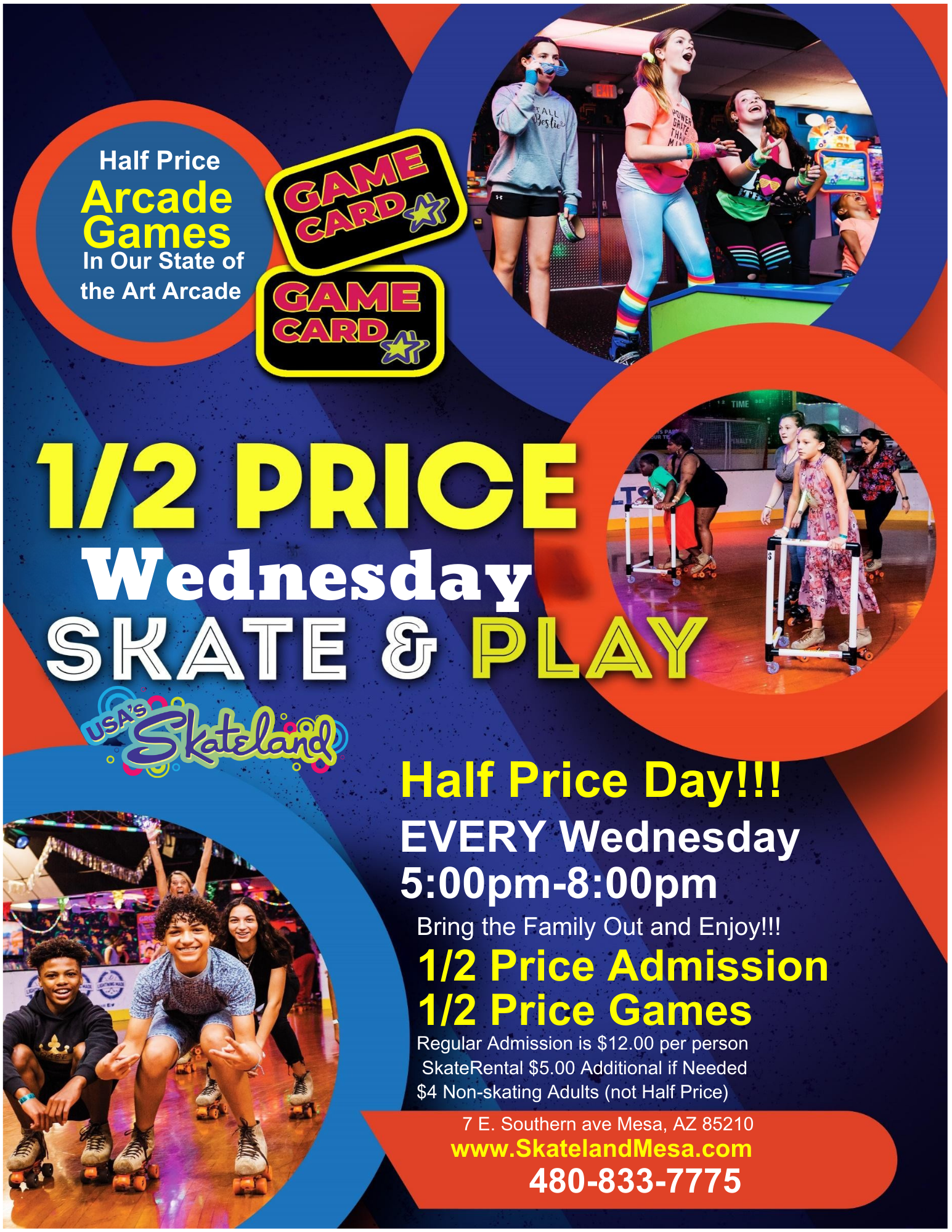 🎉 Half-Price Wednesday Skate = Double the Fun! | Skateland Mesa