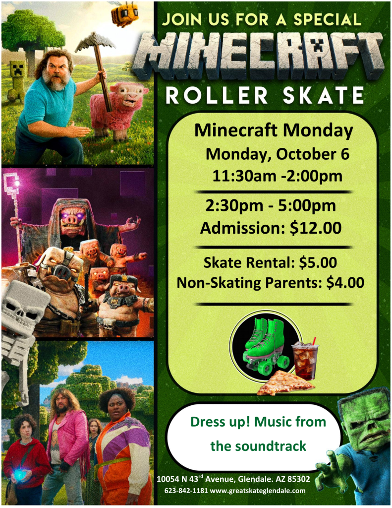 🟩 Minecraft Monday Roller Skate – Build, Skate, Repeat! | Great Skate