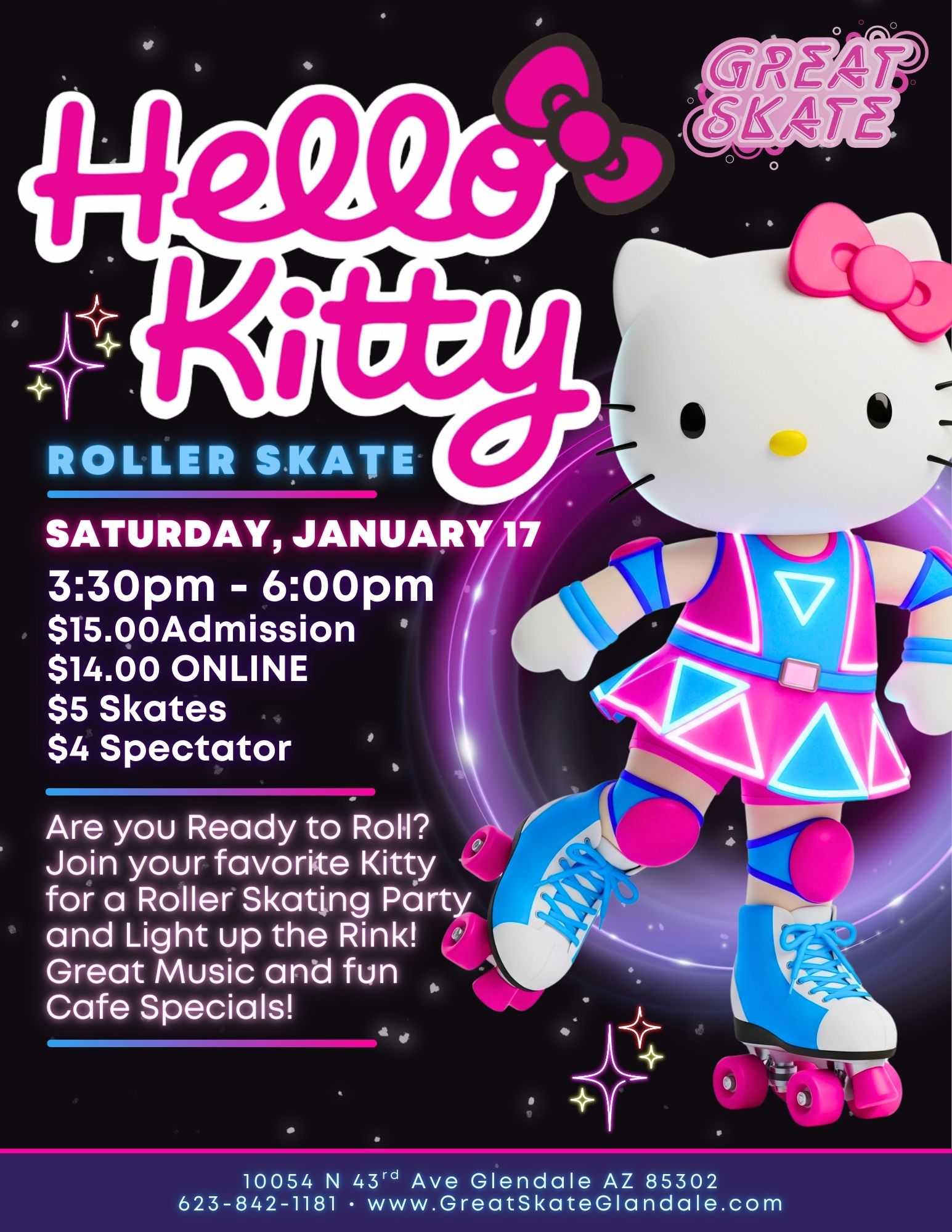 🎀 Get Ready to Roll with Hello Kitty! 🎀 | Great Skate