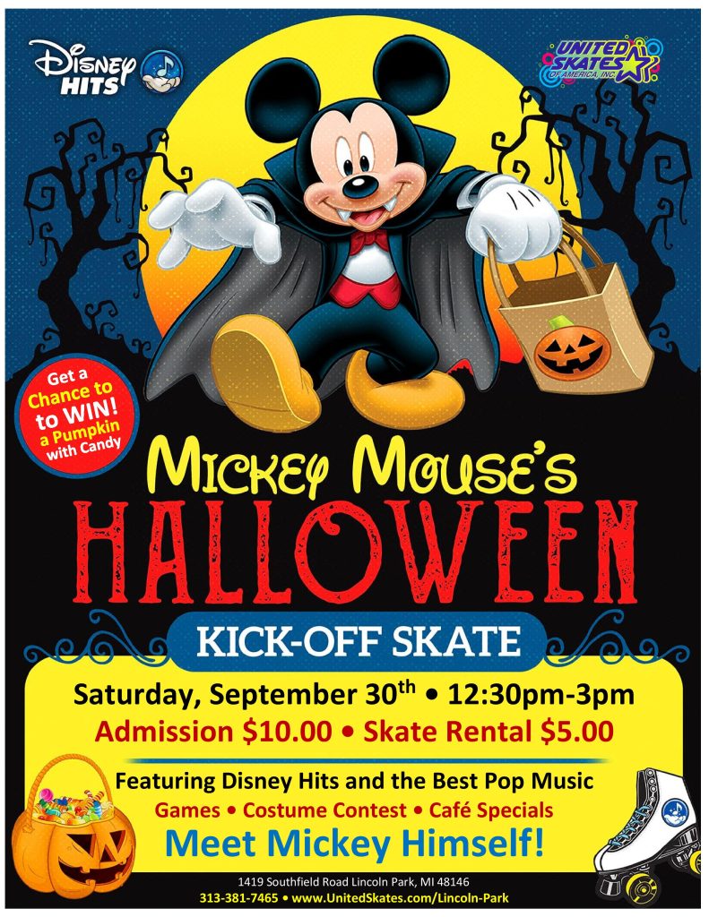 Mickey’s Halloween Kick Off | United Skates of America