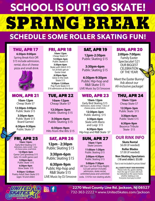 🌸 SPRING BREAK SKATING FUN AT UNITED SKATES JACKSON! 🛼🎉 | United Skates ...