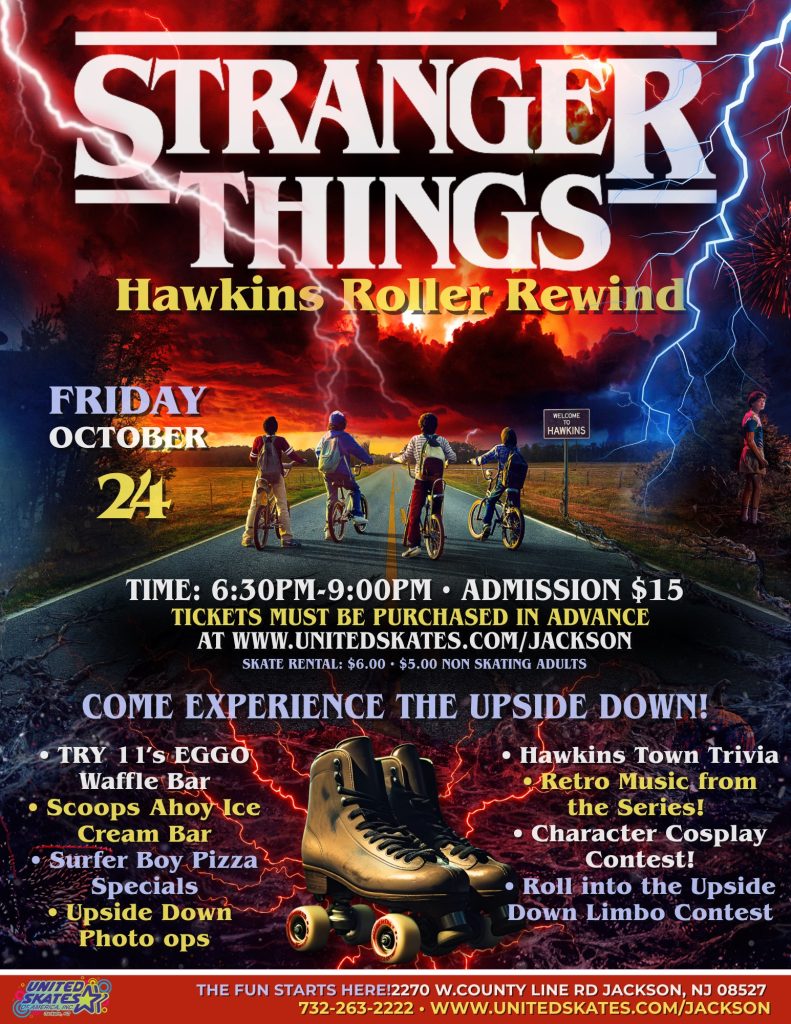Stranger Things: Hawkins Rewind Skate | United Skates of America