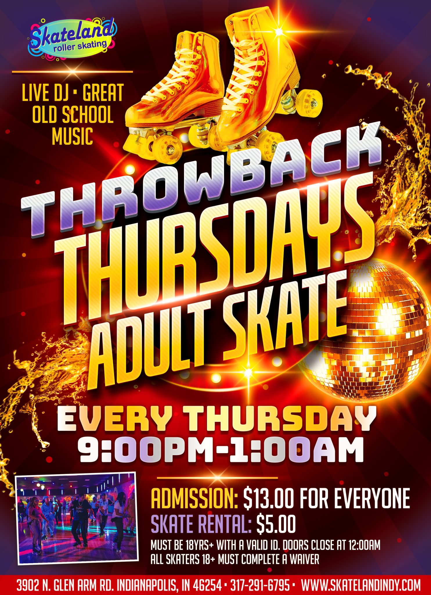 Adult: Throwback Thursdays | Skateland
